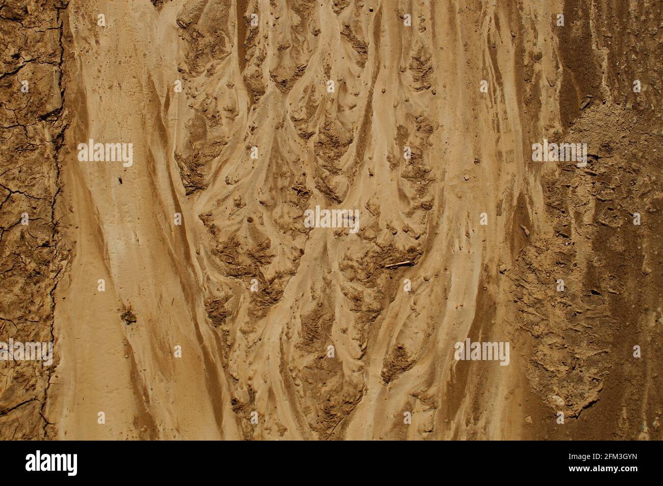 The art of erosion. Loess soil after heavy rain Stock Photo - Alamy