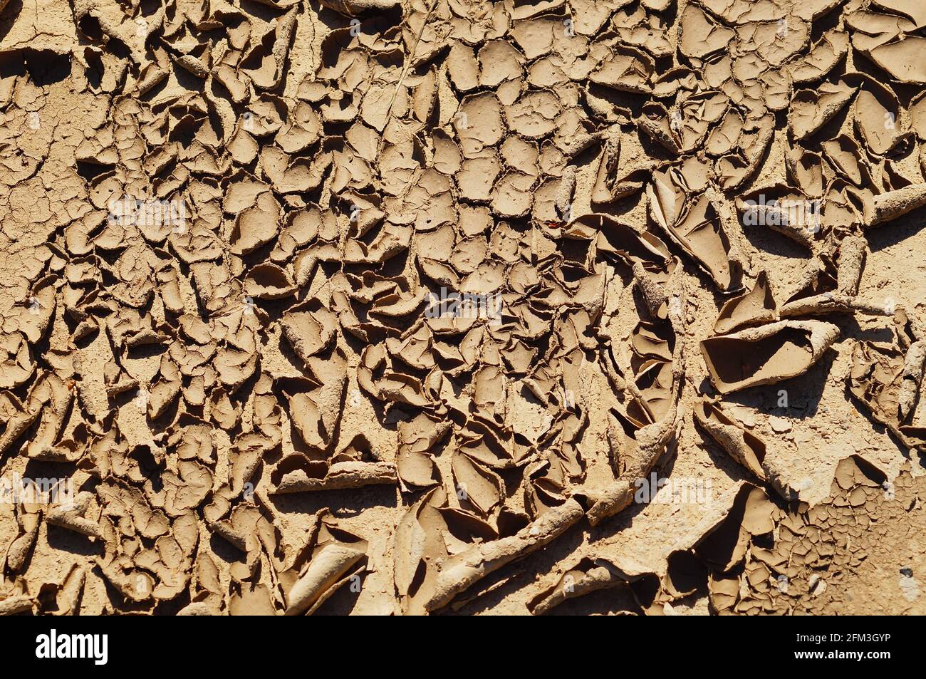 The art of erosion. Loess soil after heavy rain Stock Photo - Alamy