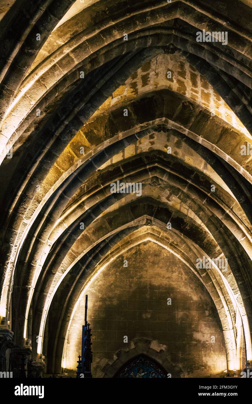 Reims France May 05, 2021 Saint Jacques Church, built in the 12th ...