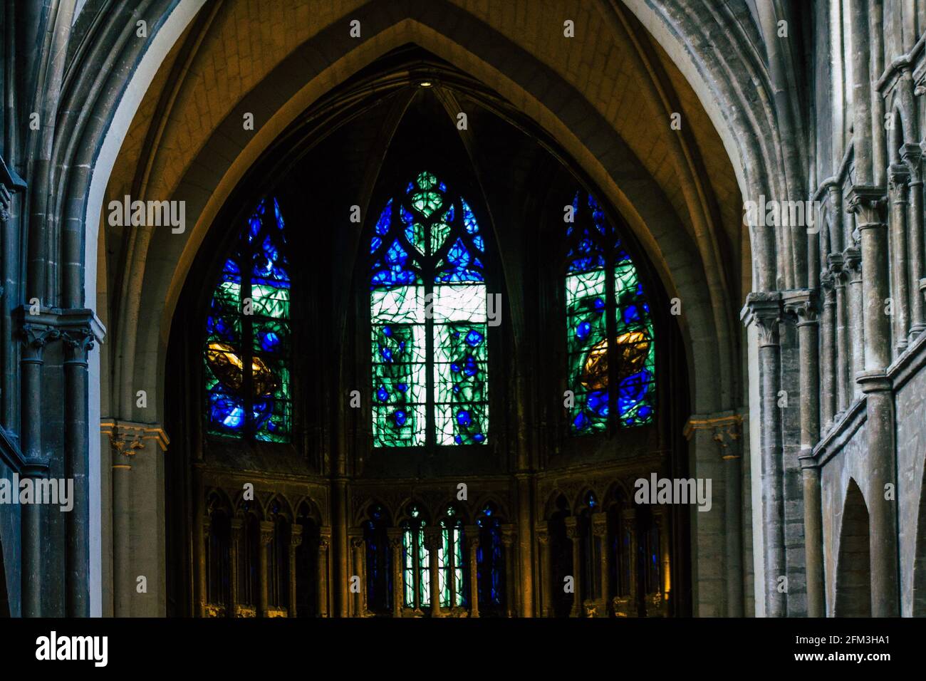 Reims France May 05, 2021 Saint Jacques Church, built in the 12th ...