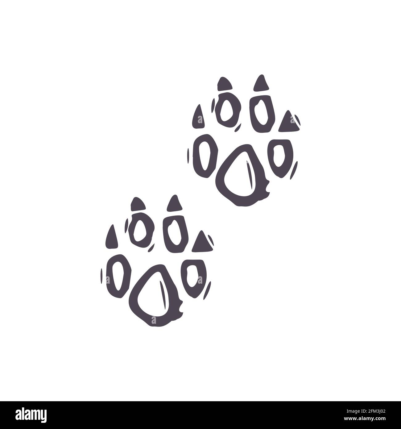 Fox Paw Print High Resolution Stock Photography and Images - Alamy