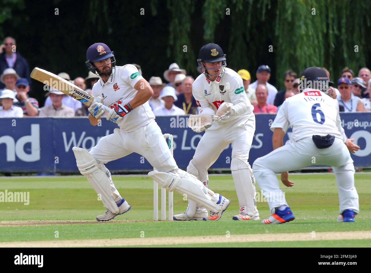 Jaik Mickleburgh in batting action for Essex during Essex CCC vs Sussex ...
