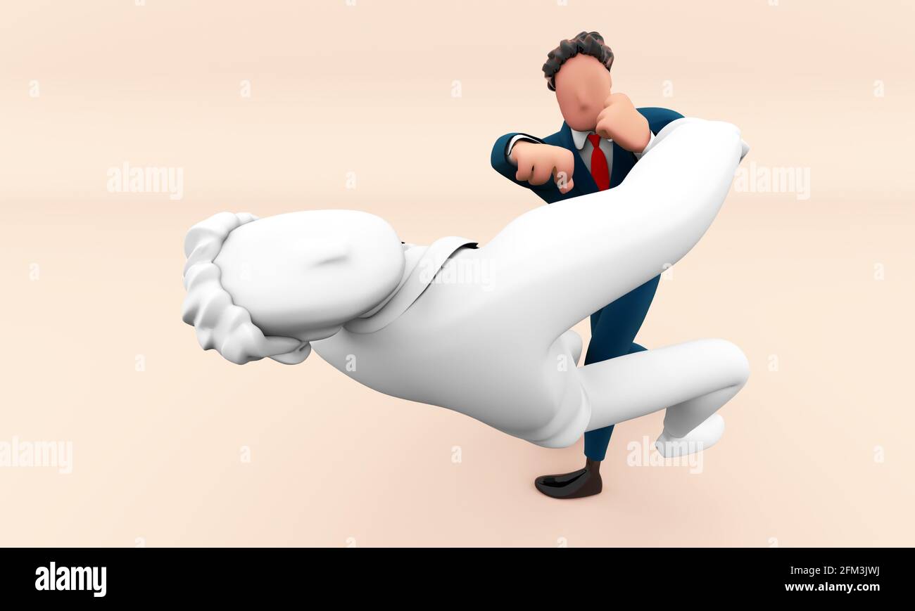 Cartoon boxing championship hi-res stock photography and images - Alamy