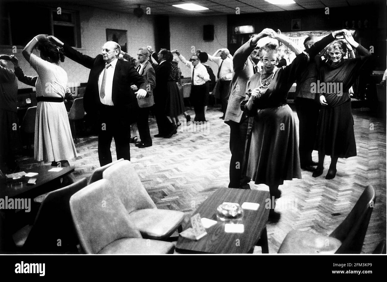Morecombe Conservative Club dancing Mar 1990 Stock Photo - Alamy