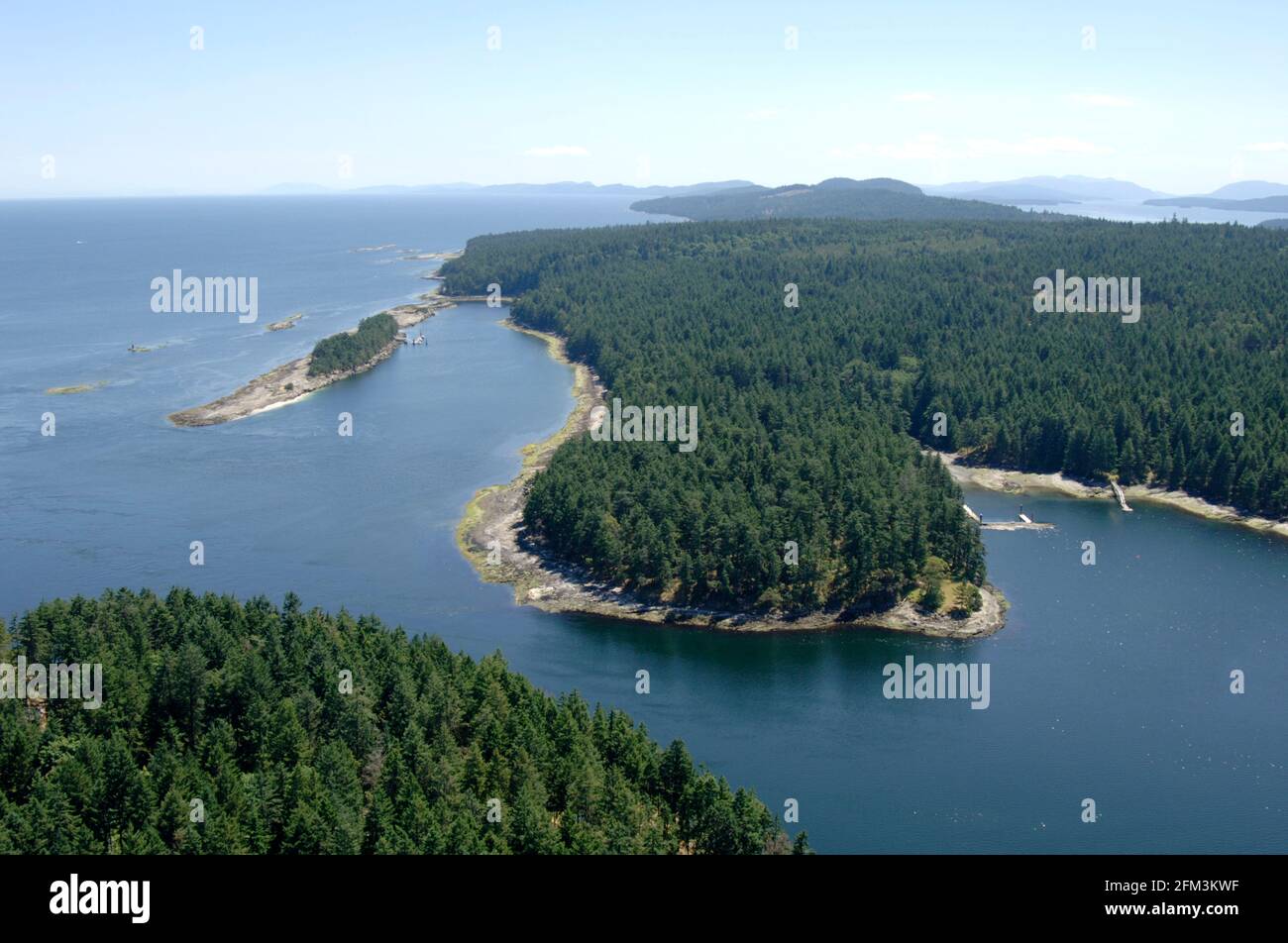 Degnen Bay and Gabriola Passage, Gabriola Island and Valdes Island, BC ...