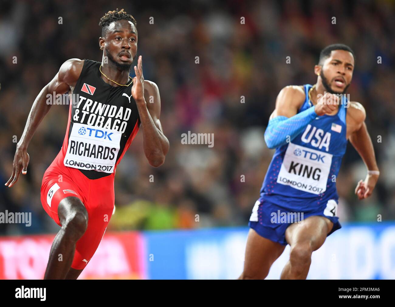 Jereem Richards (Trinidad & Tobago), Kyree King (USA). 200 metres men ...