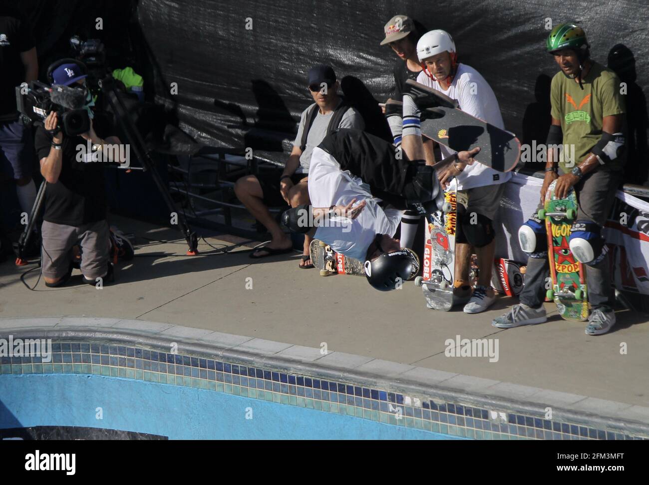 BONDI, AUSTRALIA - Feb 21, 2016: Well-known skateboarder Tony Hawk ...