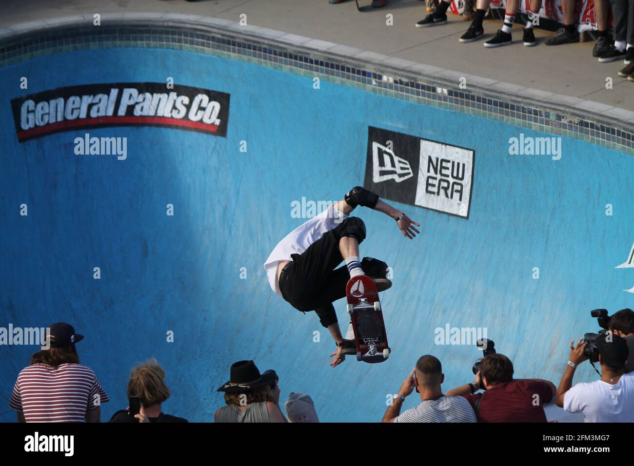 BONDI, AUSTRALIA - Feb 21, 2016: Well-known skateboarder Tony Hawk ...