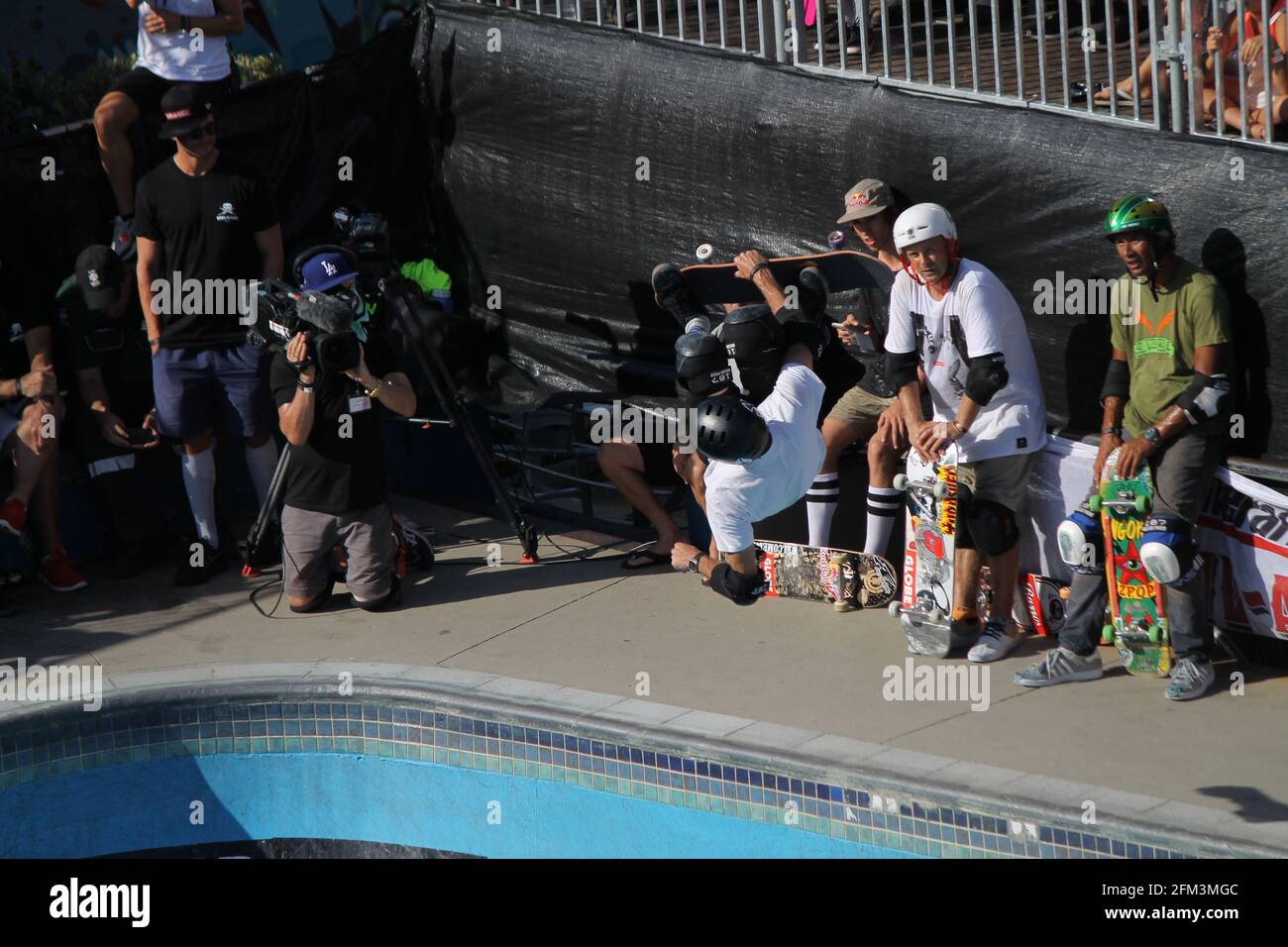 BONDI, AUSTRALIA - Feb 21, 2016: Well-known skateboarder Tony Hawk ...