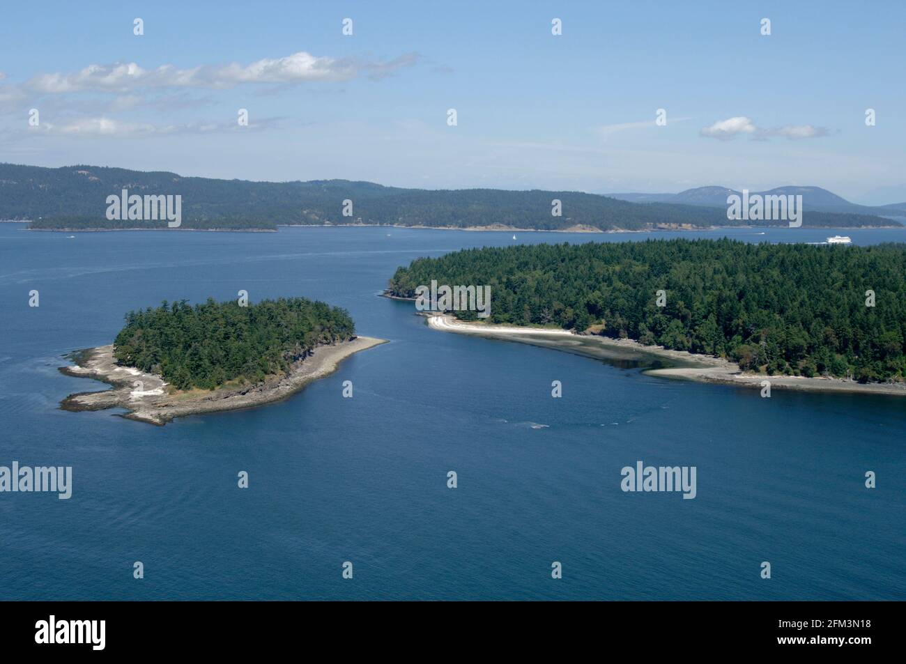 Brackman Island and Portland Island, Southern Gulf Islands, British ...