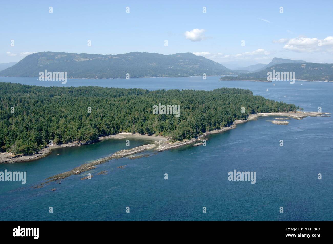 Portland Island, Southern Gulf Islands, British Columbia, Canada Stock ...