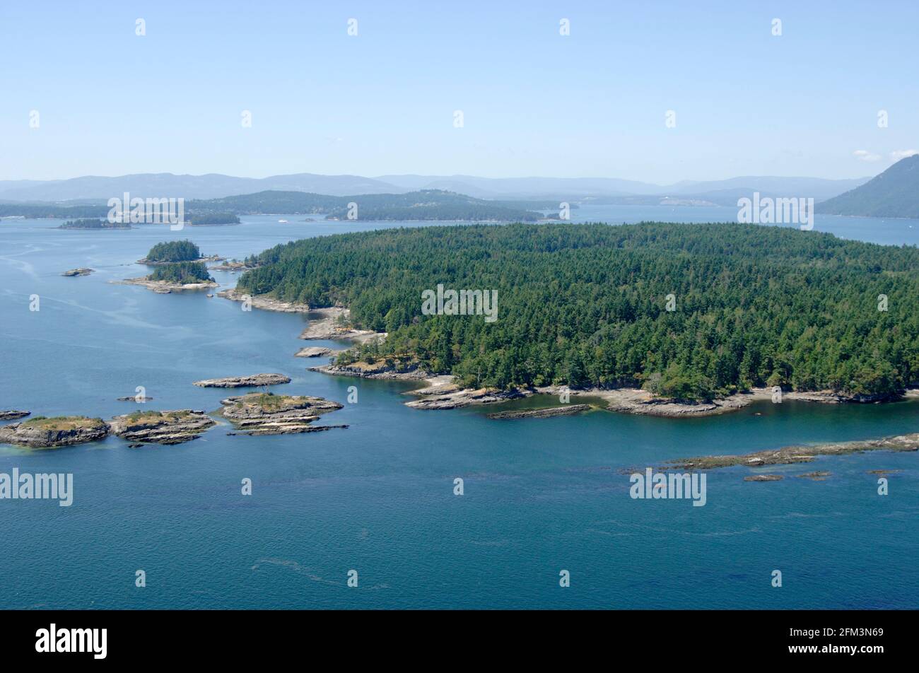 Portland Island, Southern Gulf Islands, British Columbia, Canada Stock ...