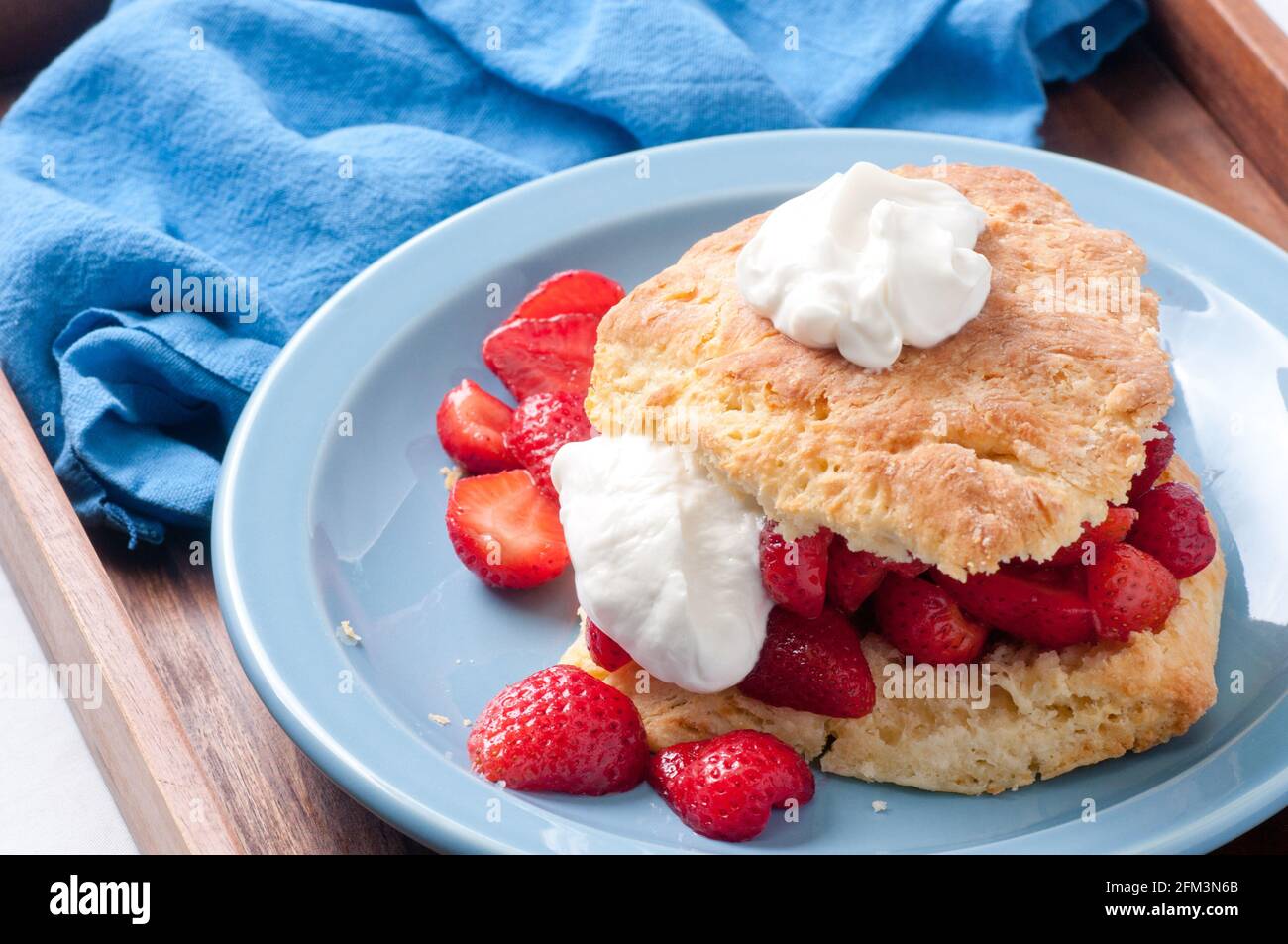 strawberry shortcake stock photo Stock Photo - Alamy