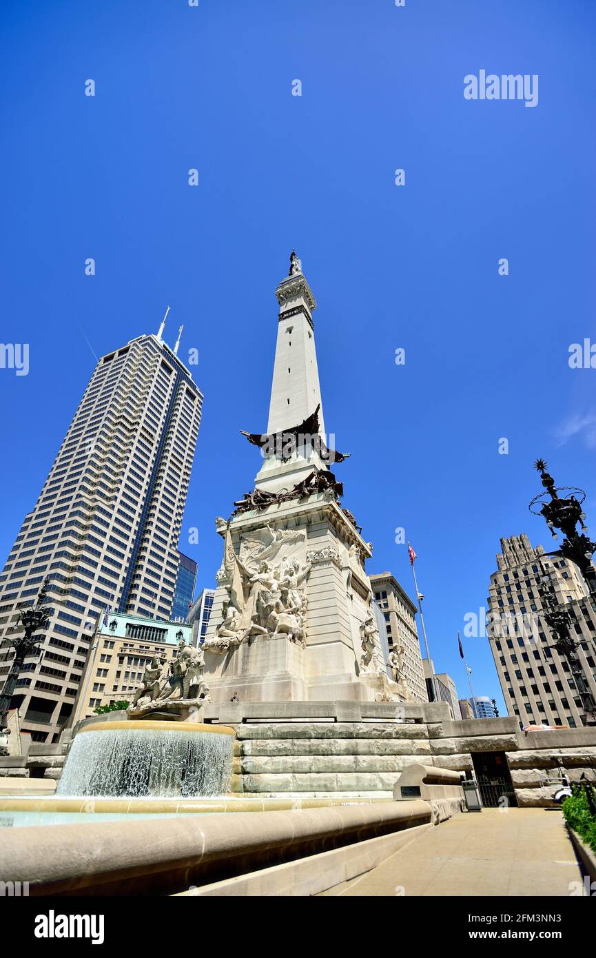 Indianapolis, Indiana, USA. The Indiana State Soldiers and Sailors ...