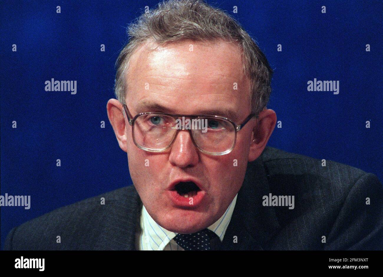 Douglas Hogg MP speaking at the 1995 Conservative Party Conference ...
