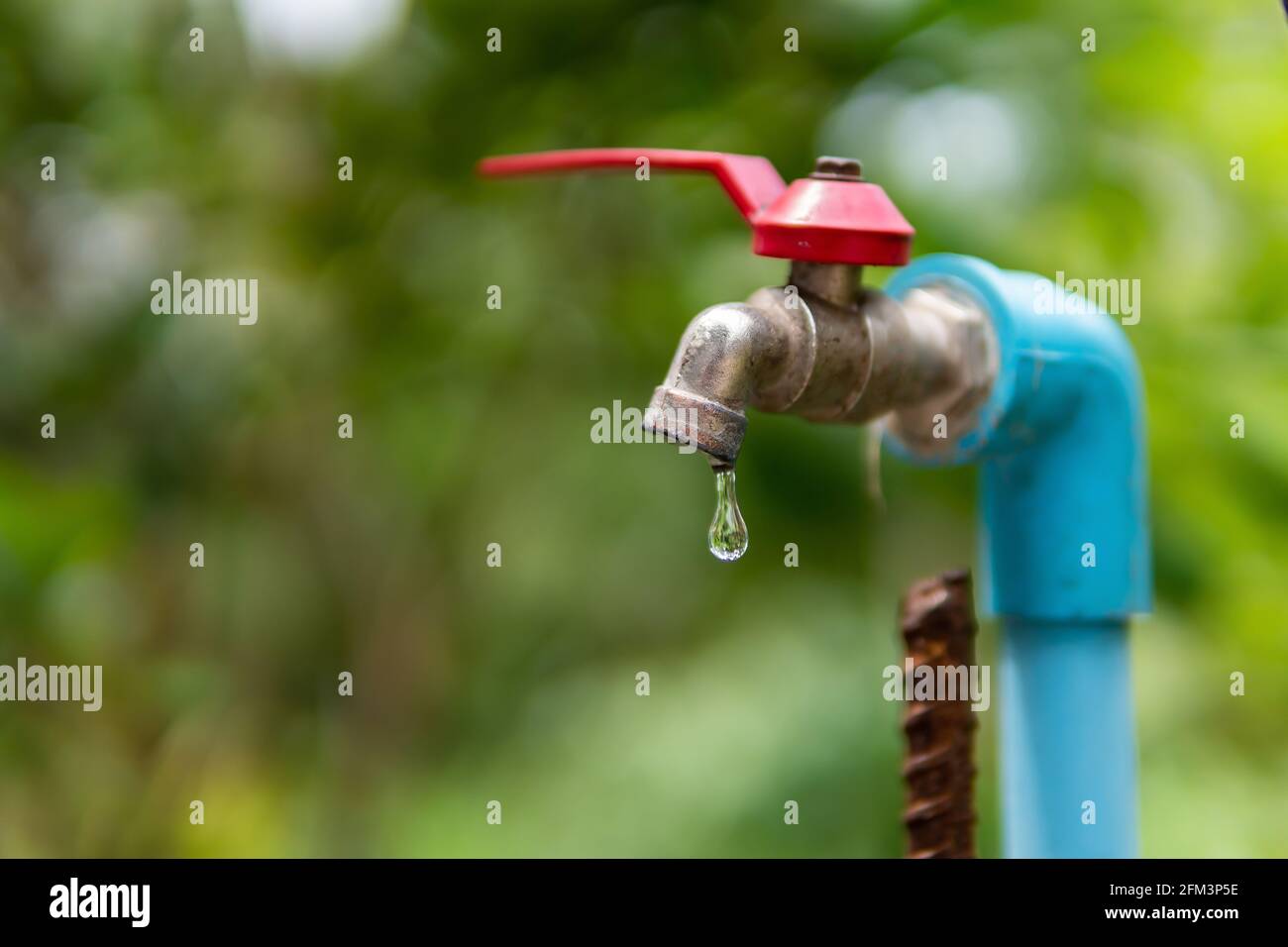 Blue liquid dripping from hi-res stock photography and images - Alamy