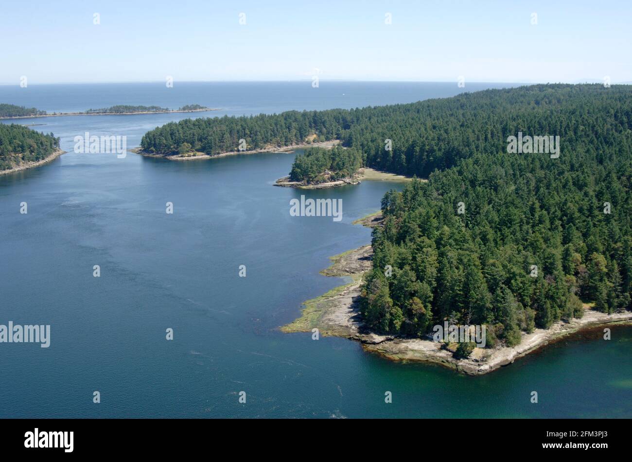 Degnen Bay and Gabriola Passage, Gabriola Island and Valdes Island, BC ...