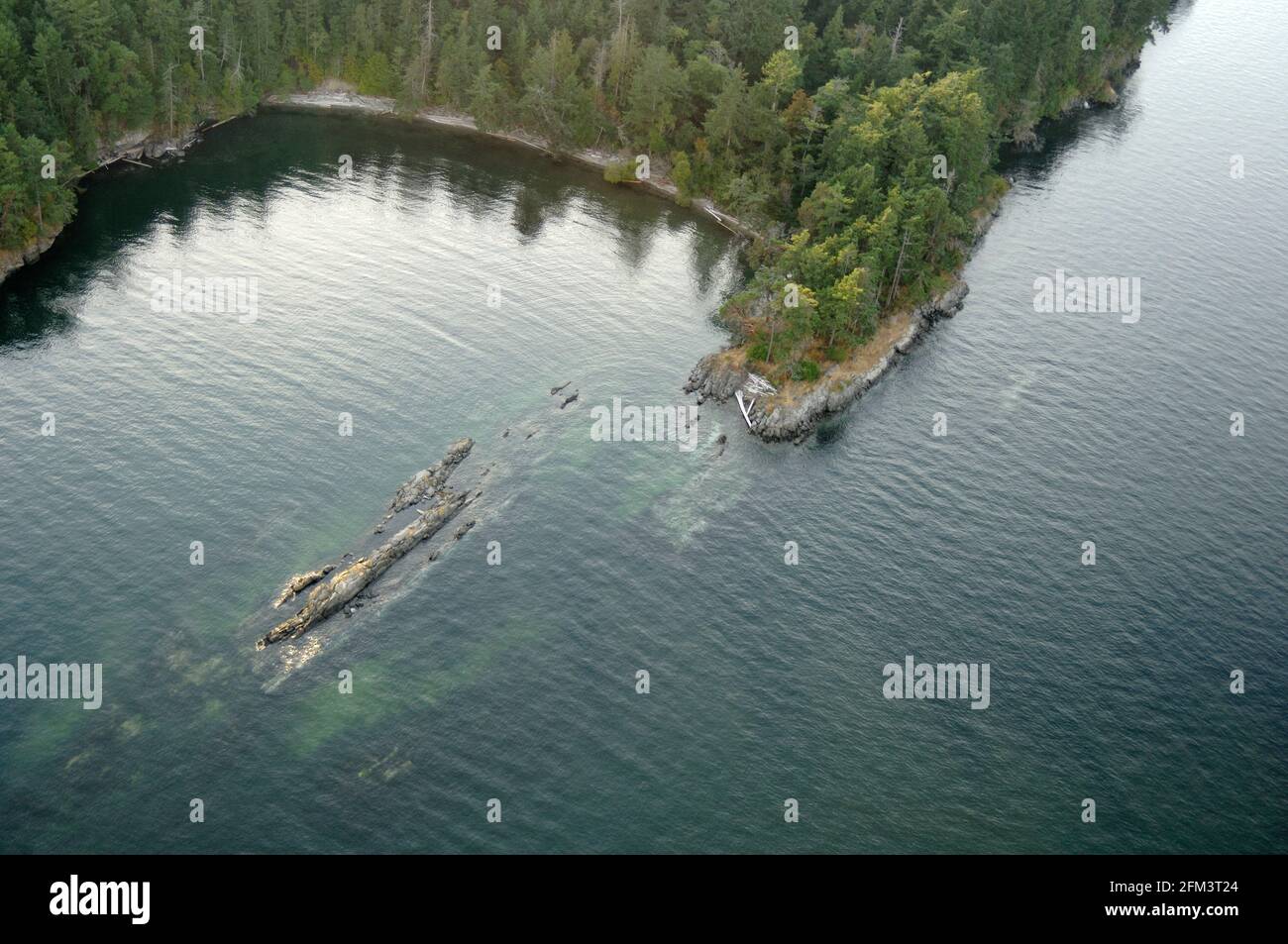 Portland Island, Southern Gulf Islands, British Columbia, Canada Stock ...