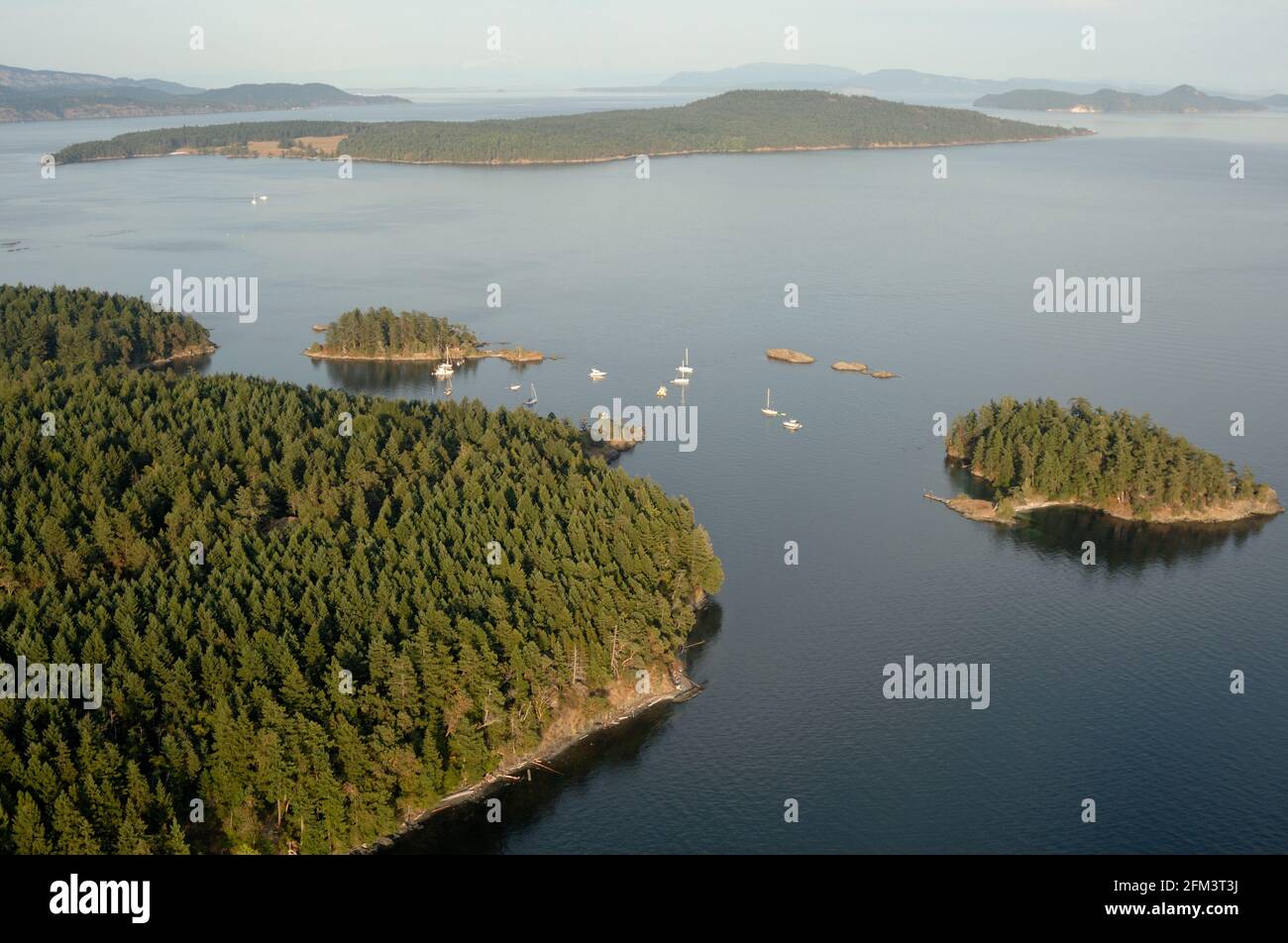 Portland Island with Hood Island and the Tortoise Islets, Southern Gulf ...