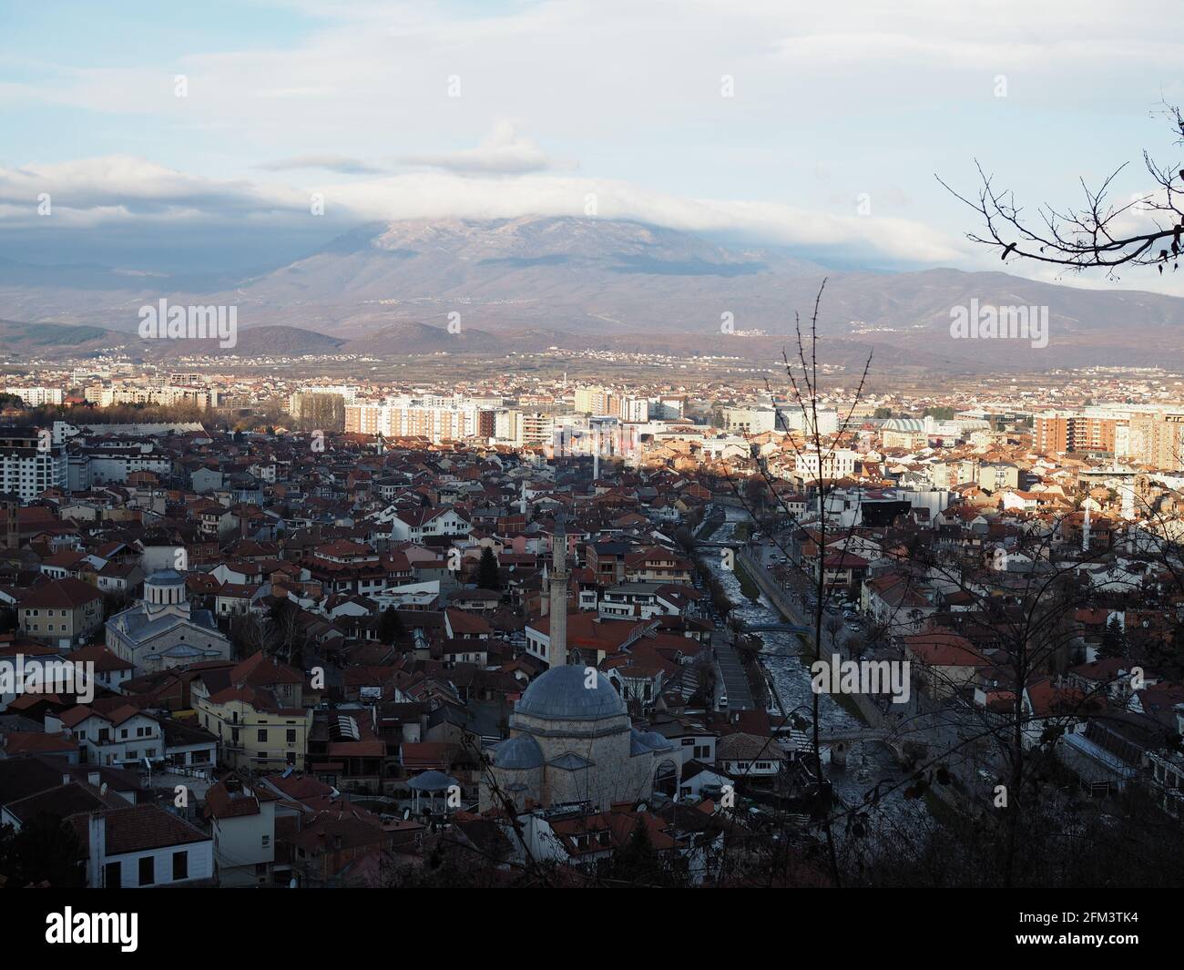 A viewpoint of Prizren from the castle in Kosova Stock Photo - Alamy