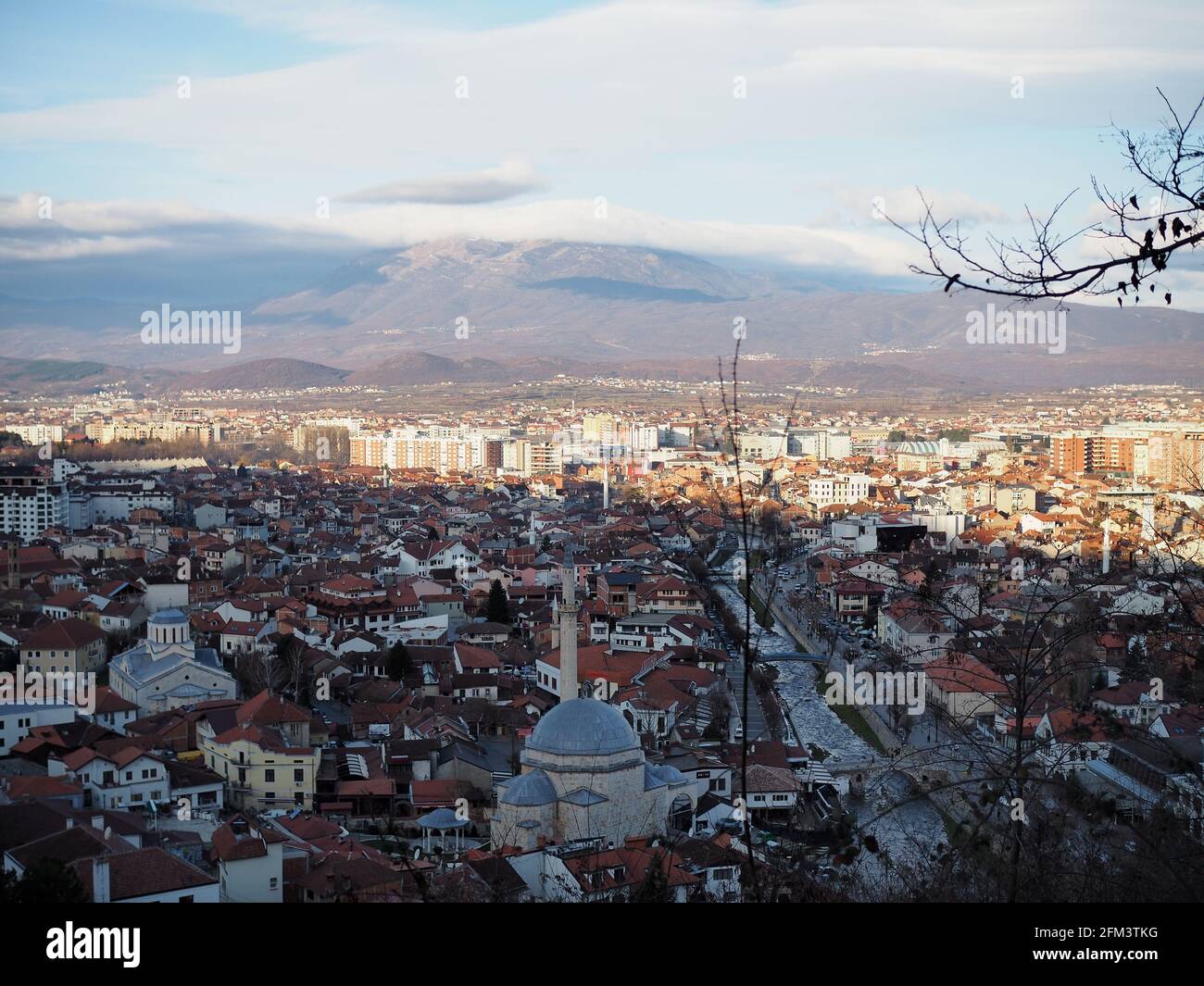 A viewpoint of Prizren from the castle in Kosova Stock Photo - Alamy