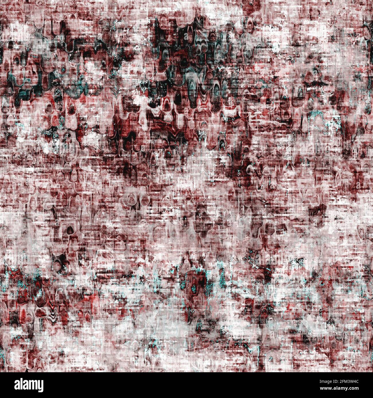 Mottled grunge blotch peeling wall pattern background. Worn aqua blue ...