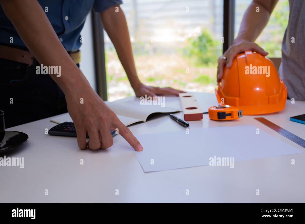 Business engineer planing construction hi-res stock photography and ...