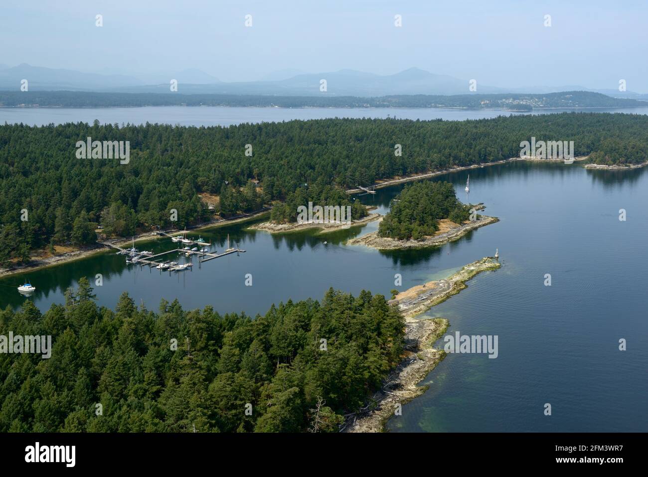 Pirates Cove Marine Provincial Park, De Courcy Island, British Columbia ...