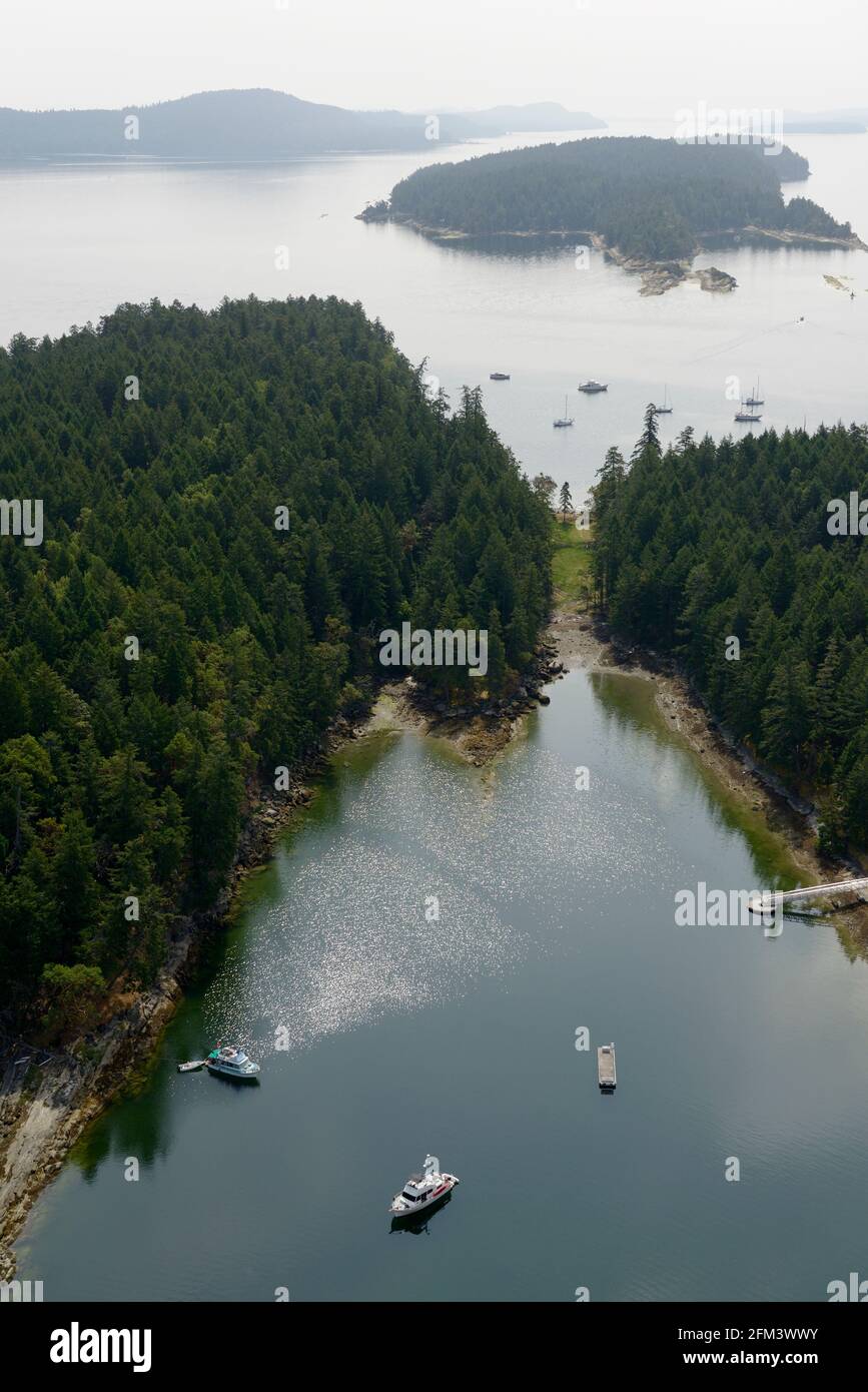 Pirates Cove Marine Provincial Park, De Courcy Island, British Columbia ...