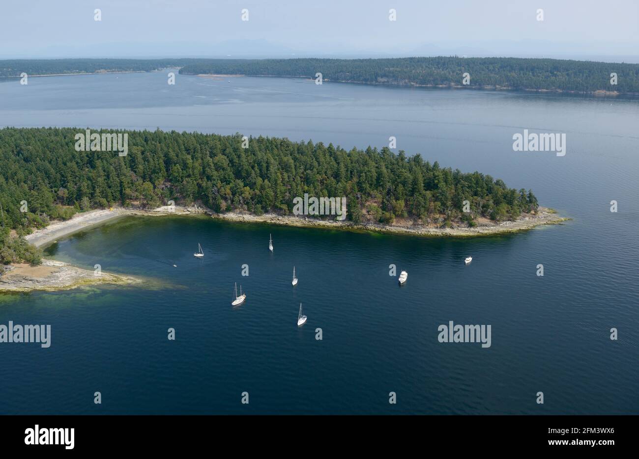 Pirates Cove Marine Provincial Park, De Courcy Island, British Columbia ...