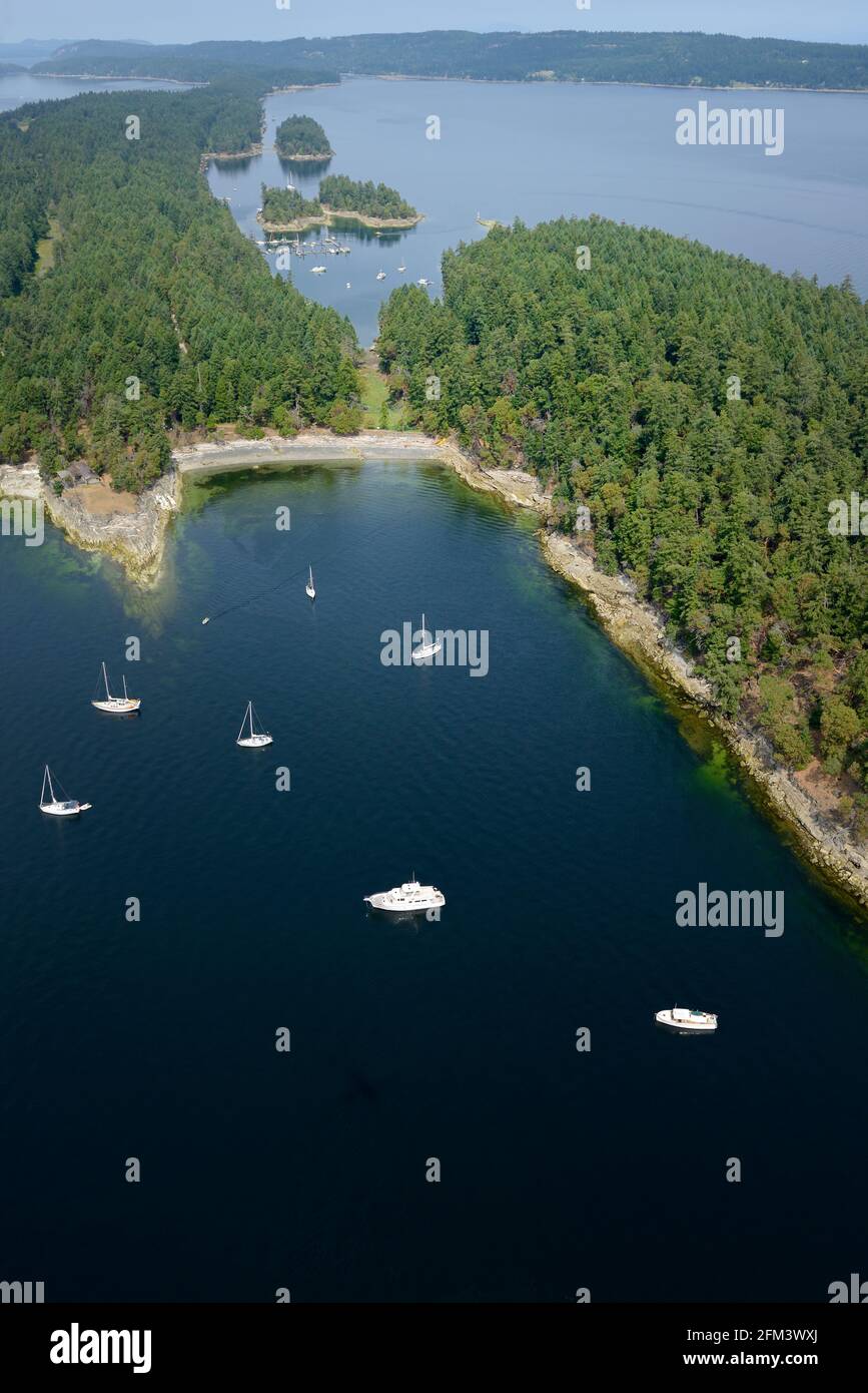 Pirates Cove Marine Provincial Park, De Courcy Island, British Columbia ...