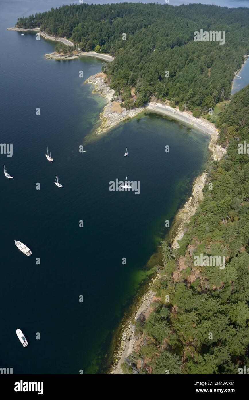 Pirates Cove Marine Provincial Park, De Courcy Island, British Columbia ...