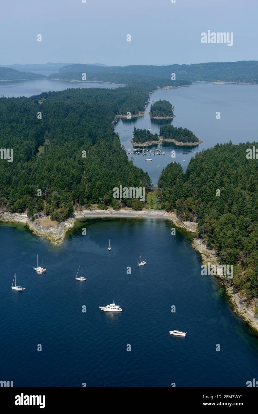 Pirates Cove Marine Provincial Park, De Courcy Island, British Columbia ...