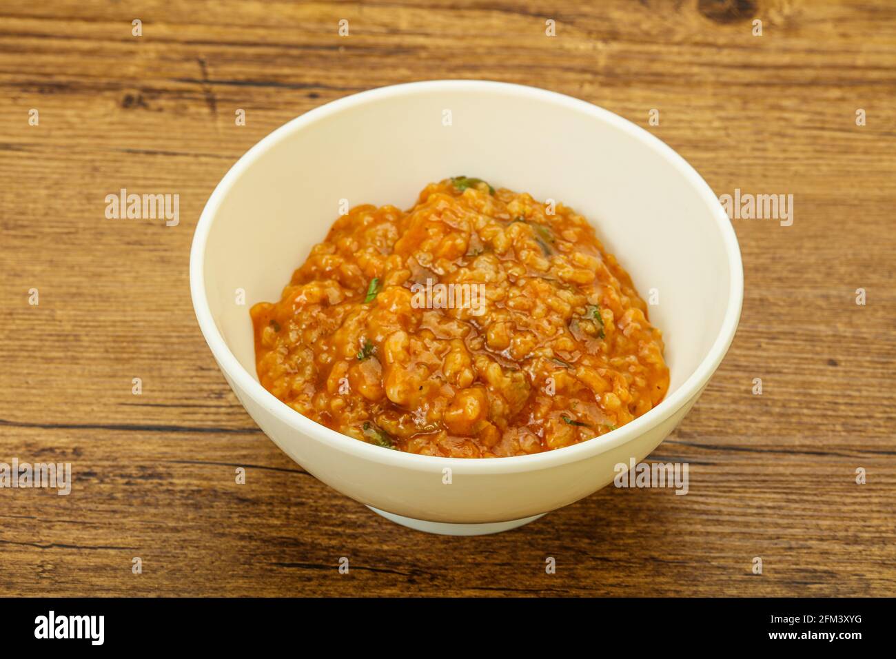Traditional Georgian Kharcho soup with meat and spices Stock Photo - Alamy