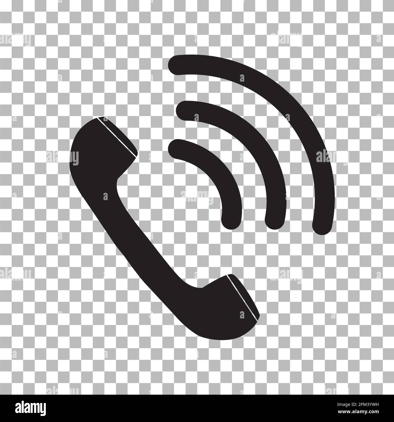 White Phone Icon Copy Paste