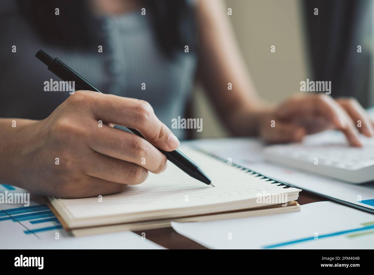 Book calculator paper laptop hi-res stock photography and images - Alamy