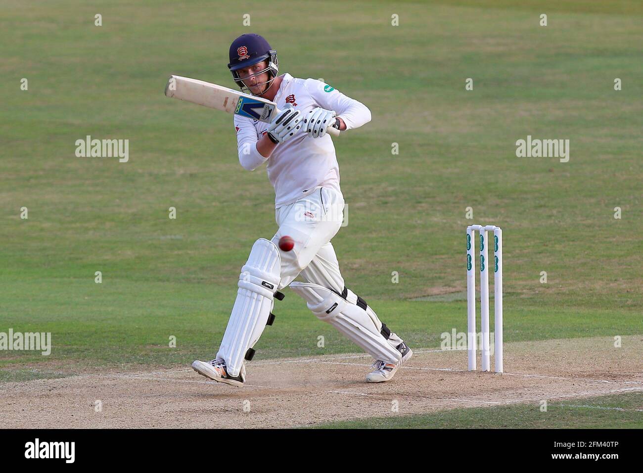 Tom Westley in batting action for Essex during Essex CCC vs ...