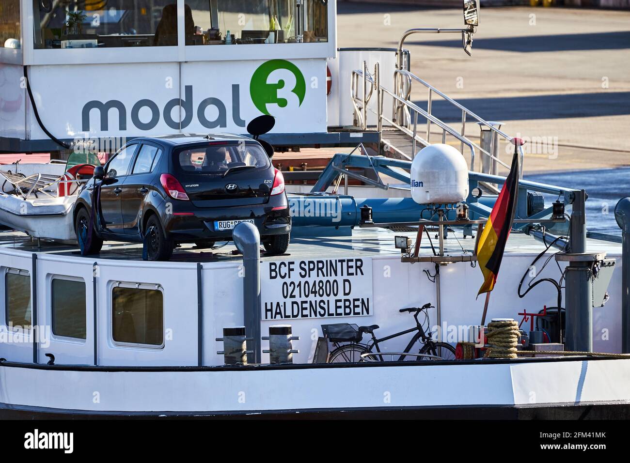 Small inland cargo ship hi-res stock photography and images - Alamy