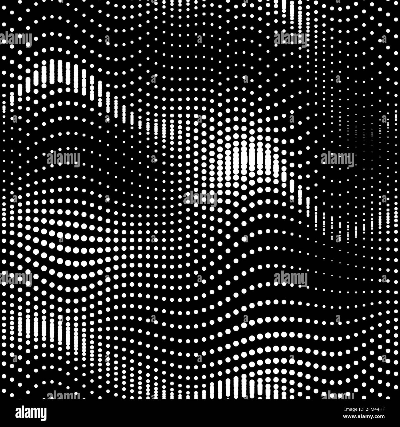 Seamless wavy array of dots pattern for print or digital use Stock ...