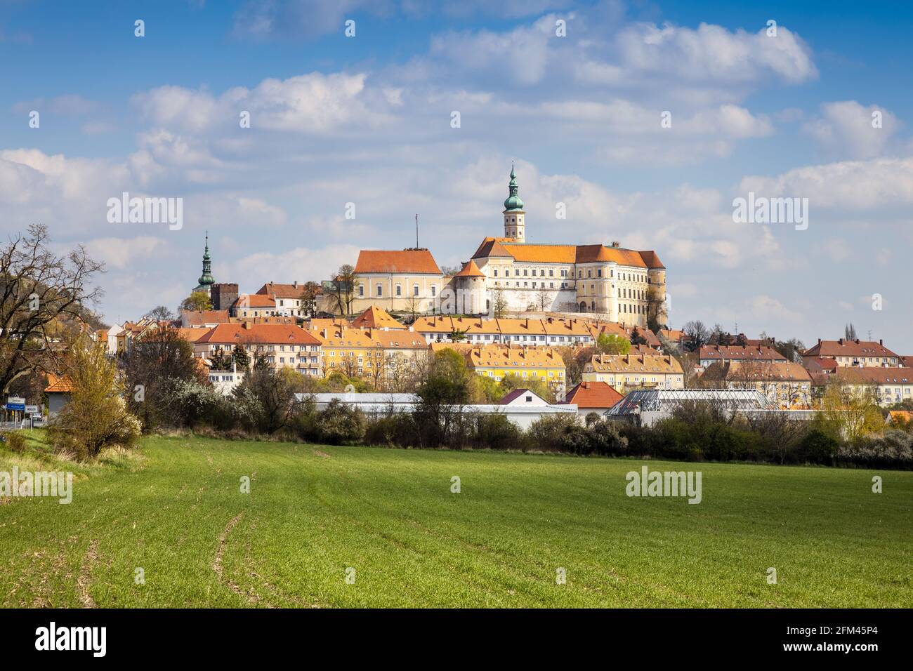 zamek, Mikulov, Jizni Morava, Ceska republika / castle, Mikulov, South ...
