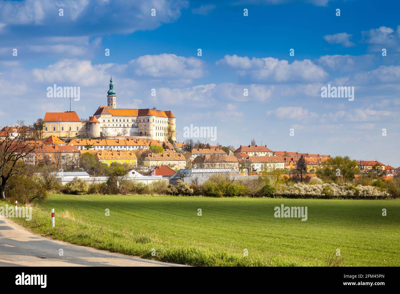 zamek, Mikulov, Jizni Morava, Ceska republika / castle, Mikulov, South ...