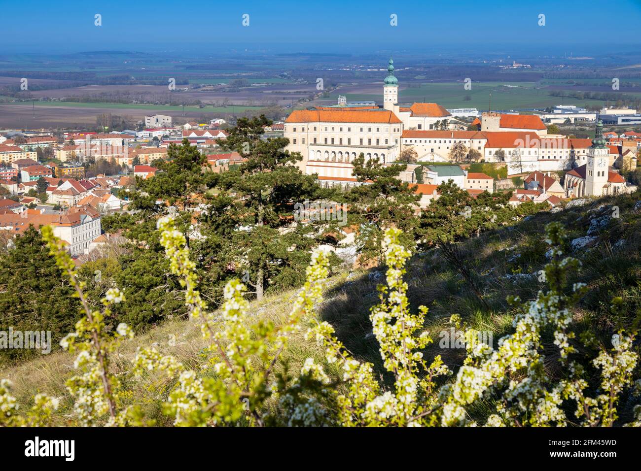 zamek, Mikulov, Jizni Morava, Ceska republika / castle, Mikulov, South ...