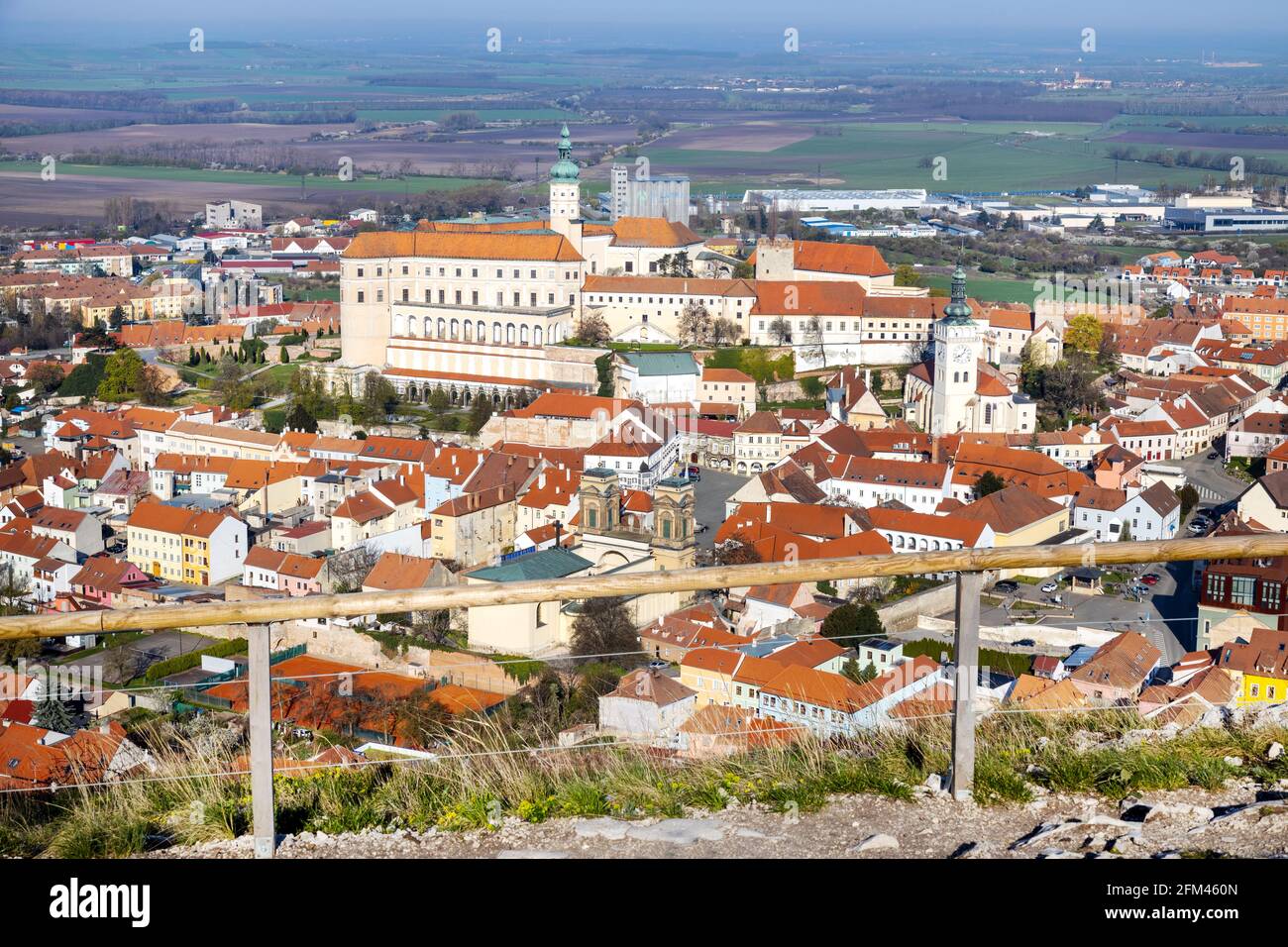 zamek, Mikulov, Jizni Morava, Ceska republika / castle, Mikulov, South ...