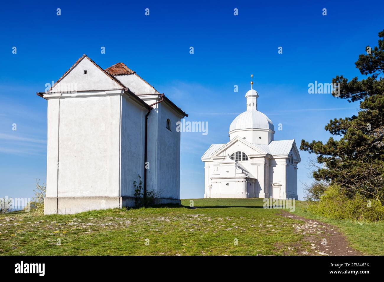 Svaty kopecek, Mikulov, Jizni Morava, Ceska republika / The Holly hill ...