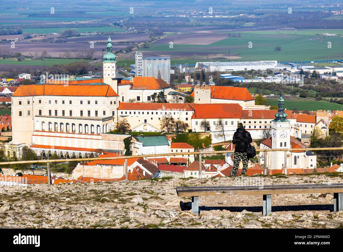 zamek, Mikulov, Jizni Morava, Ceska republika / castle, Mikulov, South ...