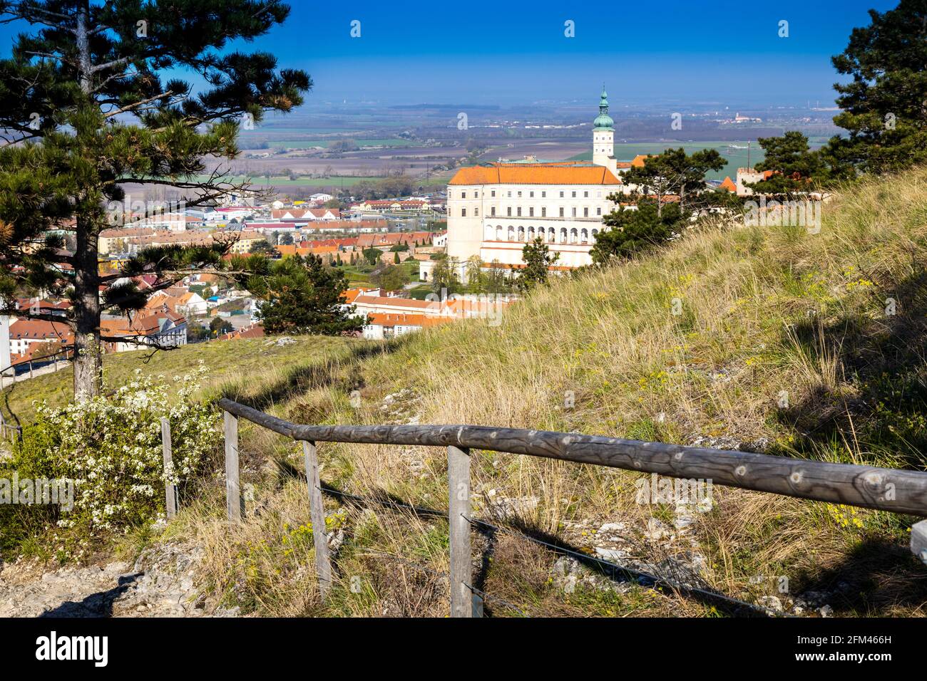 zamek, Mikulov, Jizni Morava, Ceska republika / castle, Mikulov, South ...