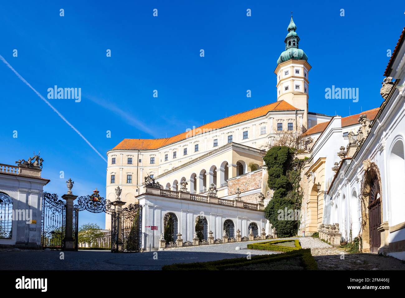 zamek, Mikulov, Jizni Morava, Ceska republika / castle, Mikulov, South ...