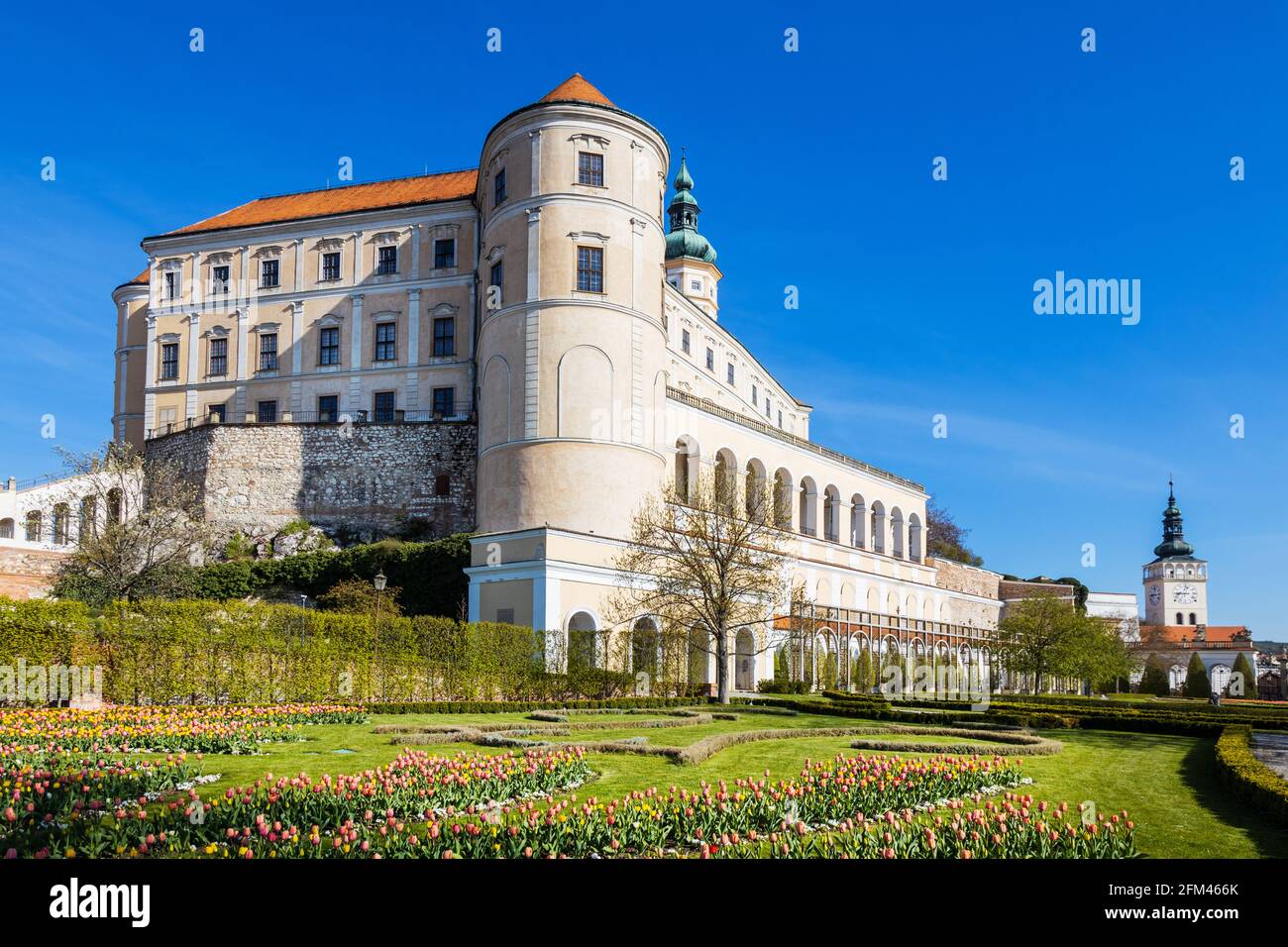 zamek, Mikulov, Jizni Morava, Ceska republika / castle, Mikulov, South ...