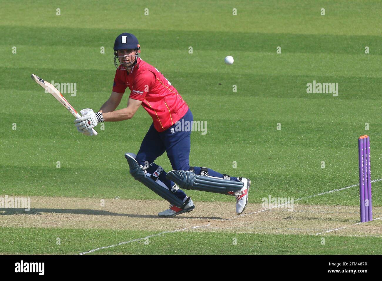 Alastair Cook in batting action for Essex during Glamorgan vs Essex ...