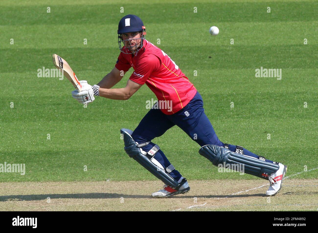 Essex batsman Alastair Cook in action during Glamorgan vs Essex Eagles ...